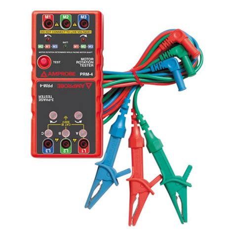 Amprobe Prm 4 Phase Sequence And Motor Rotation Tester Jual Harga Price