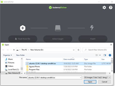 how to create a bootable usb drive with balena etcher amar it tech