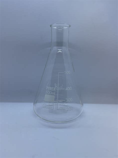 Pyrex Conical Flask Narrow Neck 500ml Lab Manchester