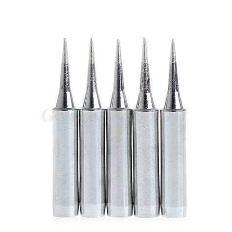 5x Lead Free Replacement Soldering Tools Solder Iron Tips Head 900m T I 936 937 Drop Shipping