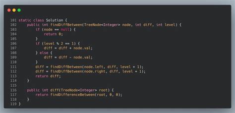Difference Between Sum Of Nodes At Odd And Even Levels Partha Sutradhar