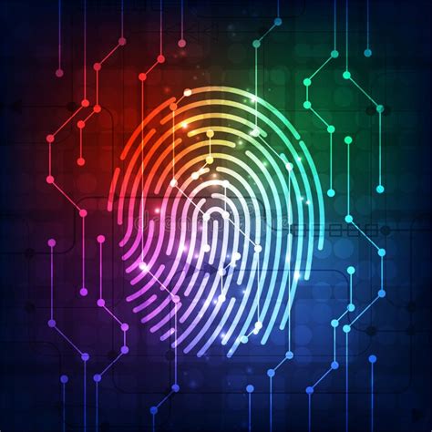 Fingerprint Integrated In A Printed Circuit Releasing Binary Codes