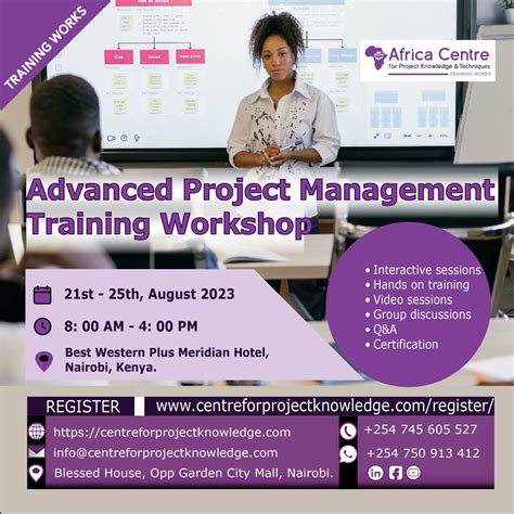 Advanced Project Management Training Workshop Courses And Trainings South Sudan Ngo Forum