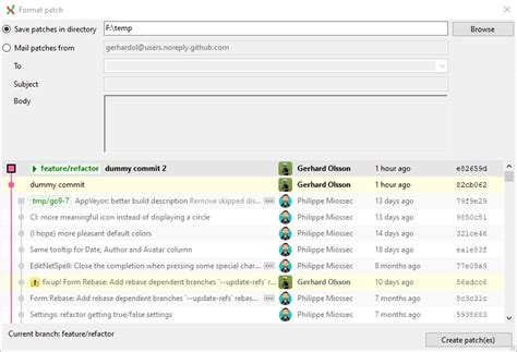 Patches — Gitextensions 42 Documentation