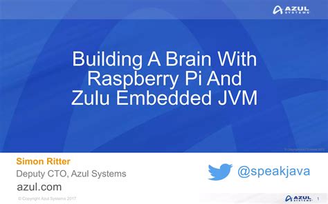 Building A Brain With Raspberry Pi And Zulu Embedded Jvm Ppt