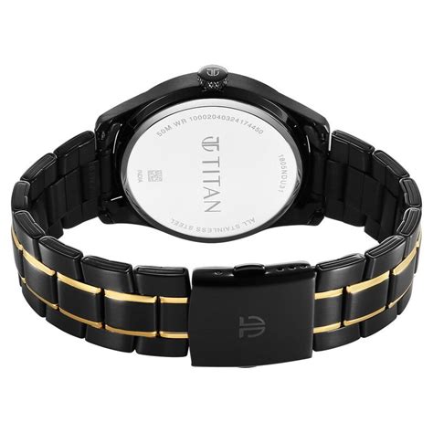 Buy Online Titan Regalia Opulent Quartz Analog With Day And Date Black