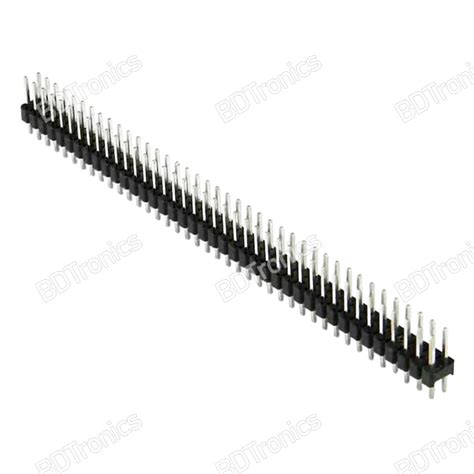 Male Pin Header Double Row 2x40 Pins 2 54mm Pitch Connector Price In BD