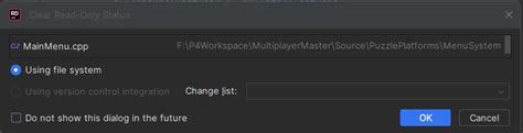 How To Connect Perforce With Rider Ide Stack Overflow