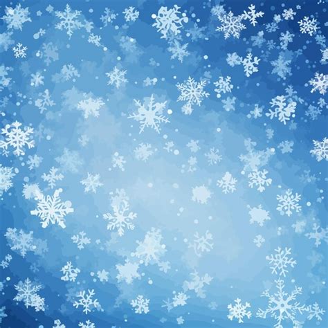 Premium Vector Snowflake Border