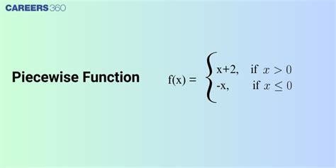 Piecewise Function Definition Evaluation And Examples