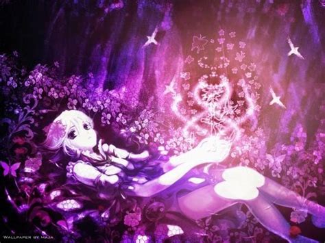 صور انمي بنفسجي رووععة