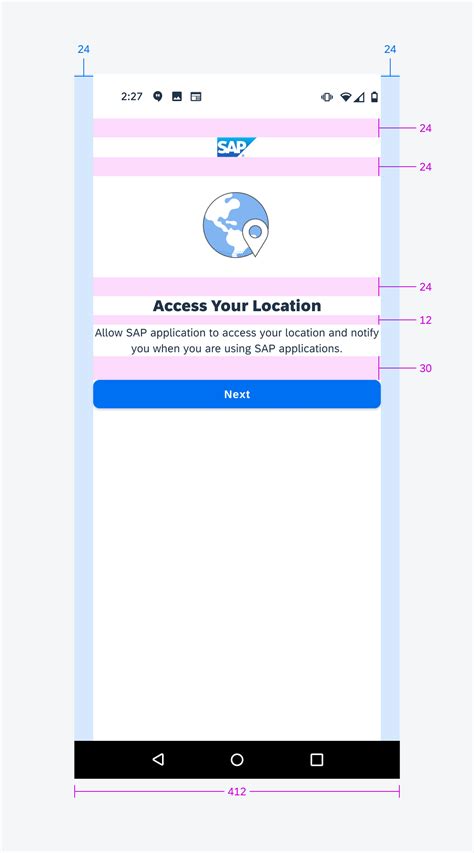 Privacy Notice Sap Fiori For Android Design Guidelines