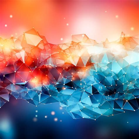 Premium Photo 3d Modern Data Technology Background With Plexus