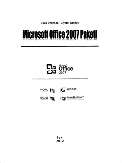 Microsoft Office 2007 Pdf