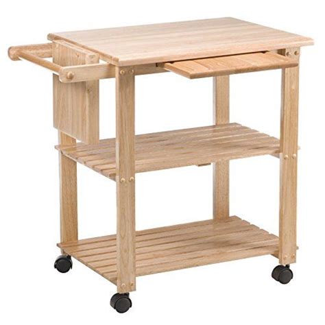 Wood Utility Cart Natural At Lucinda Mckellar Blog