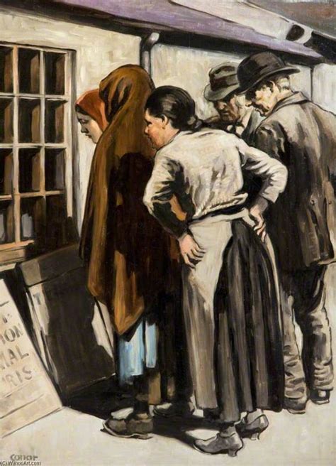 Buy Museum Art Reproductions The Latest News 1922 By William Conor Inspired By 1881 1968