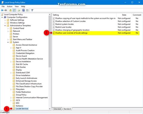 Enable Or Disable Changing Date And Time Formats In Windows Tutorials
