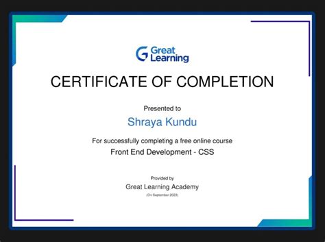 shreya kundu on linkedin greatlearning css