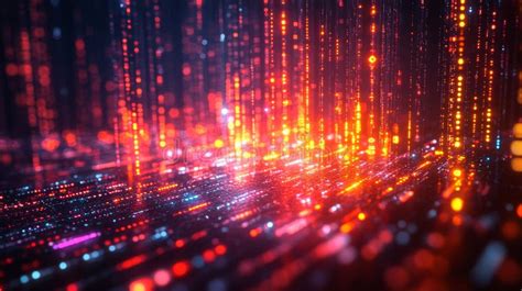 Vibrant Visual Of Quantum Computing Concepts Like Qubits Superposition