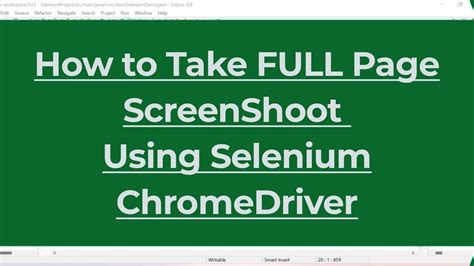 How To Take Full Page Screenshot Using Selenium Chromedriver Webdriver Screenshot Shutterbug