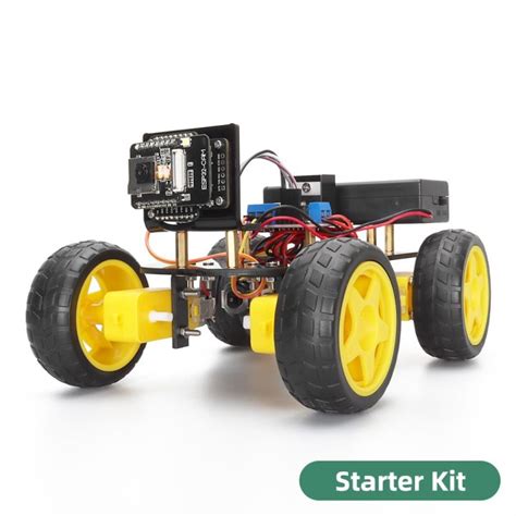 4wd Smart Robot Car Esp32 Cam Wifi Starter Kits For Arduino Excellent