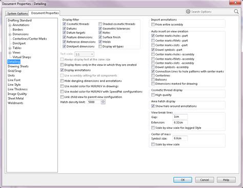 Document Properties Detailing 2018 Solidworks Api Help
