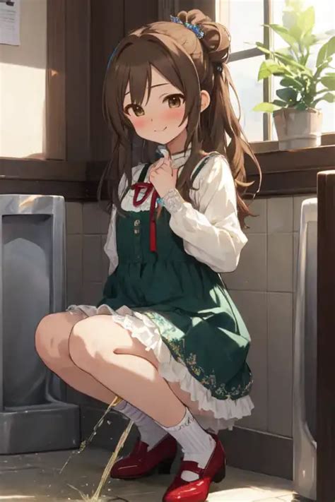 Girl Pee 作品名稱 Pixai
