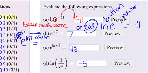 unit 8 logarithms mid test review