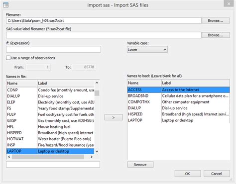 Import Data From SAS New In Stata 16