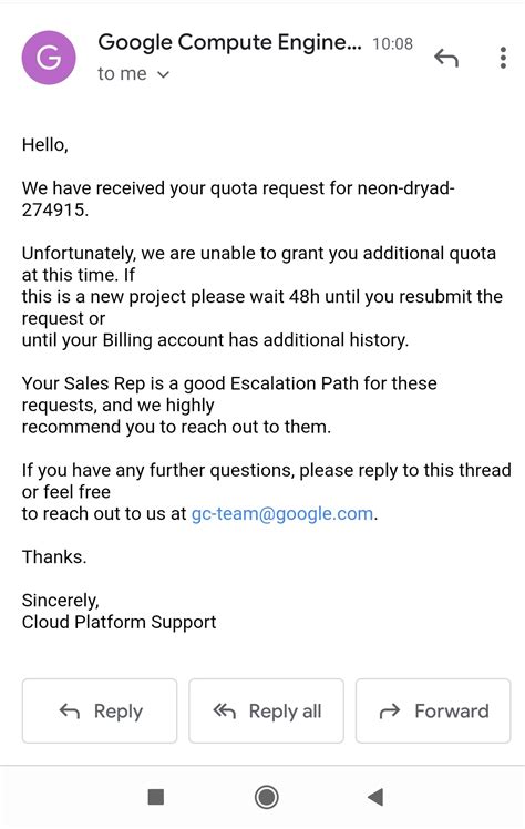 Increase Quotas At Google Cloud Vm Stack Overflow