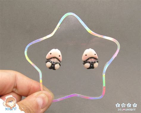 Chibi Cute And Kawaii Penis Earrings Cum Penis Original And Crazy