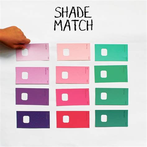 Fun Learning Activities On Instagram SHADE MATCH The Purpose Of This Exercise Was To Teach