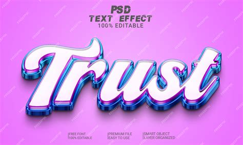 Premium Psd 3d Editable Text Effect Template Typography Lettering