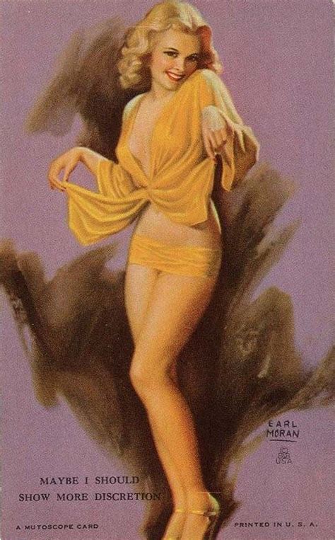 Earl Moran 112 Vargas Girls Pin Up Illustration Vintage Pinup Art