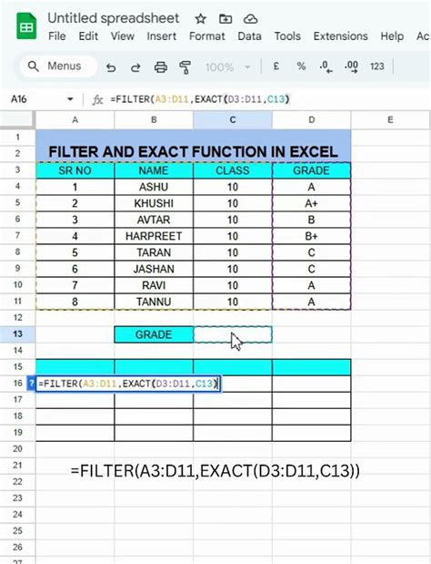 Filter And Exact Function Exceltipsdataanalysistrendingshorts Viralposttrendingnow