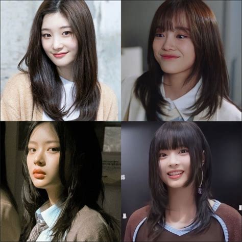 긴단발 중단발 헤어스타일 추천 아이유 웬디 허쉬컷 레이어드c컬펌 S컬펌 네이버 블로그