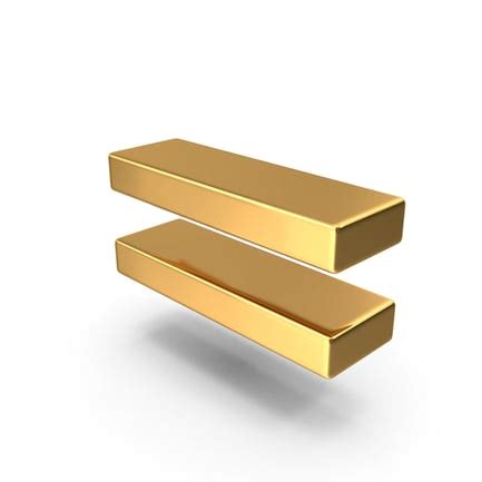 Símbolo Gold Equal Representaciones Incluyendo Oro Y Diseño Gráfico