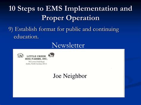 Ppt Essential Steps For Effective Ems Implementation And Employee