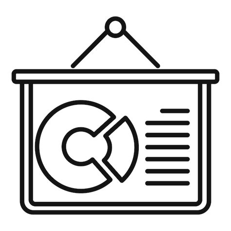 Premium Vector Wall Banner Icon Outline Vector Segment Market Customer Target