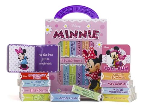 Libro Disney Minnie Mouse 12 Board Books Original Envío Gratis