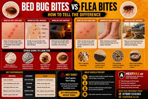 Bed Bug Bites Vs Flea Bites Heatkilluk