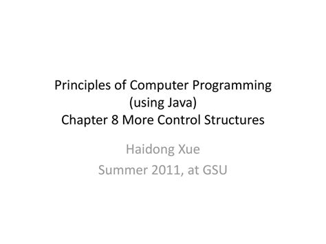haidong xue summer 2011 at gsu ppt download
