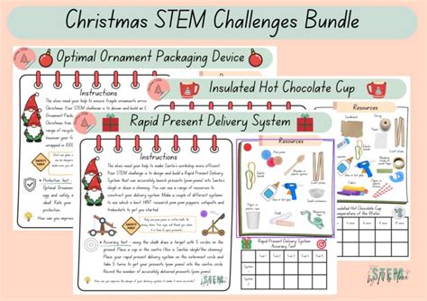 Christmas Stem Bundle By Mstreestem Tpt