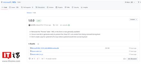 微软 win11 10 linux 子系统 wsl 1 0 0 正式版发布 直接在 进行 传统