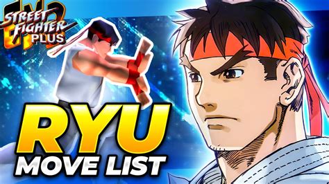 Ryu Move List Street Fighter Ex2 Plus Sfex2p Youtube