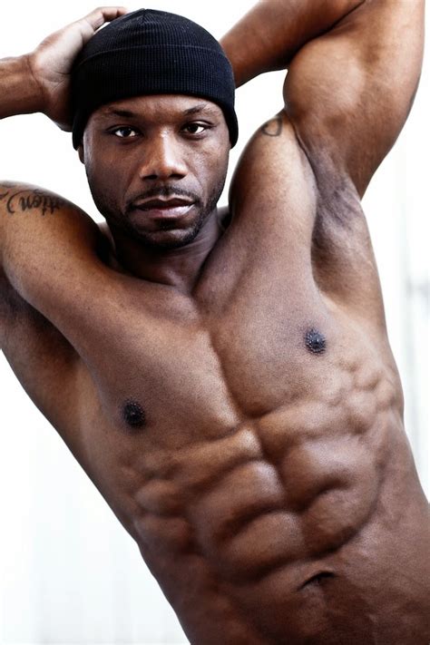 Chocolate Flavour Black Muscle Hunks With Hot Hard Bodies