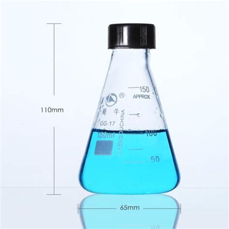 Erlenmeyer Flask With Screw Closure 50 Ml To 1 000 Ml Laborxing