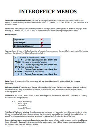18 FREE Interoffice Memo Samples To Download