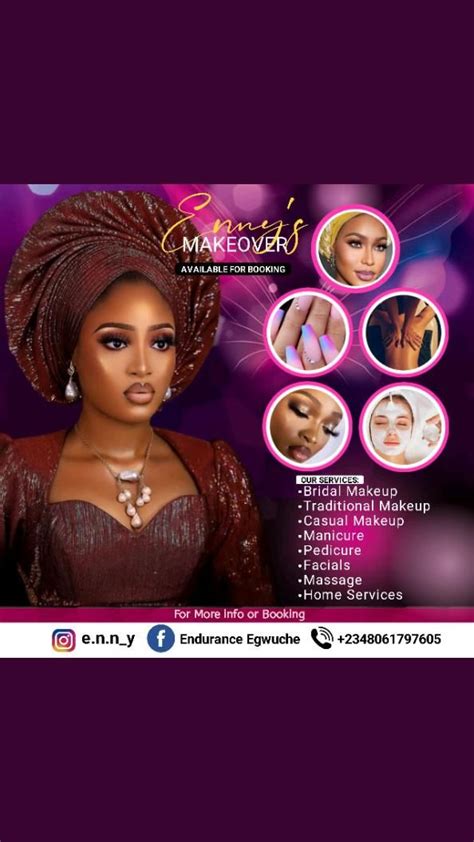 Makeover Flyer Bridal Makeup Casual Makeup Makeup Routine