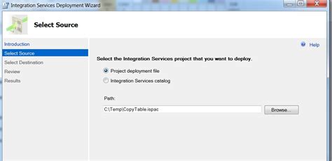 Ssisdb And Catalog Part 2 Adding The Ssis Package Notes On Sql